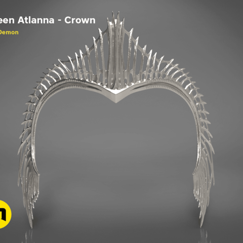 Download 3D printing templates Atlanna Crown ・ Cults