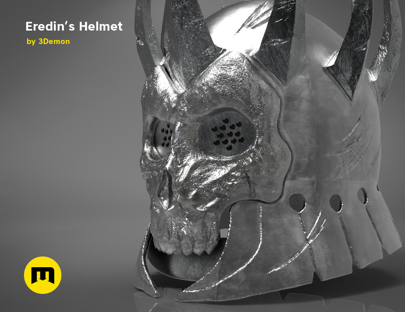 Download STL file Eredin’s helmet - The Witcher Wild Hunt • 3D printing ...