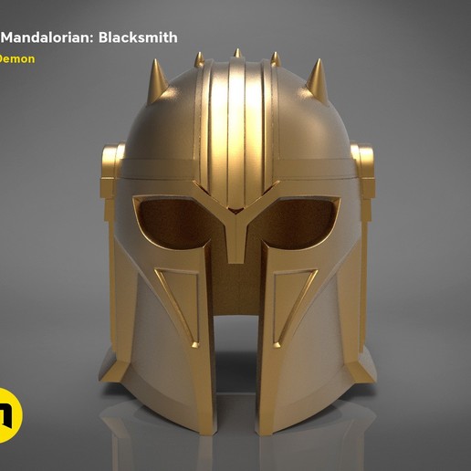 Download 3D printer designs The Mandalorian - blacksmith helmet ・ Cults