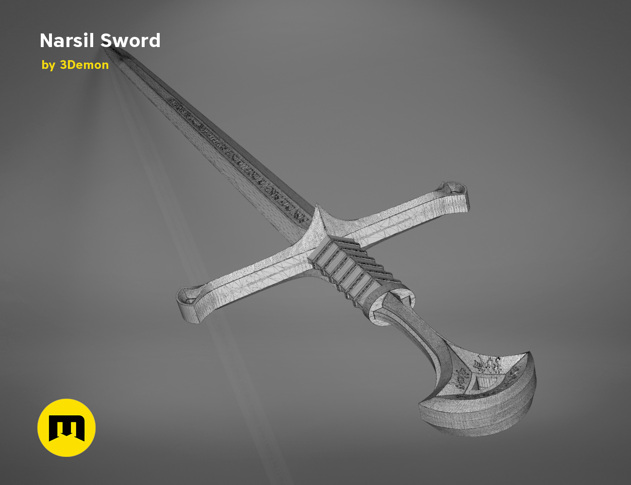 Free 3D file Narsil Sword 🗡️・3D print design to download・Cults