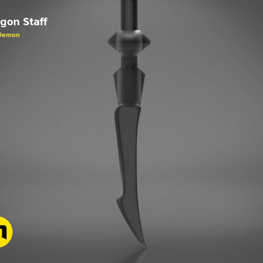 Download STL file Dragon Staff • 3D print object ・ Cults