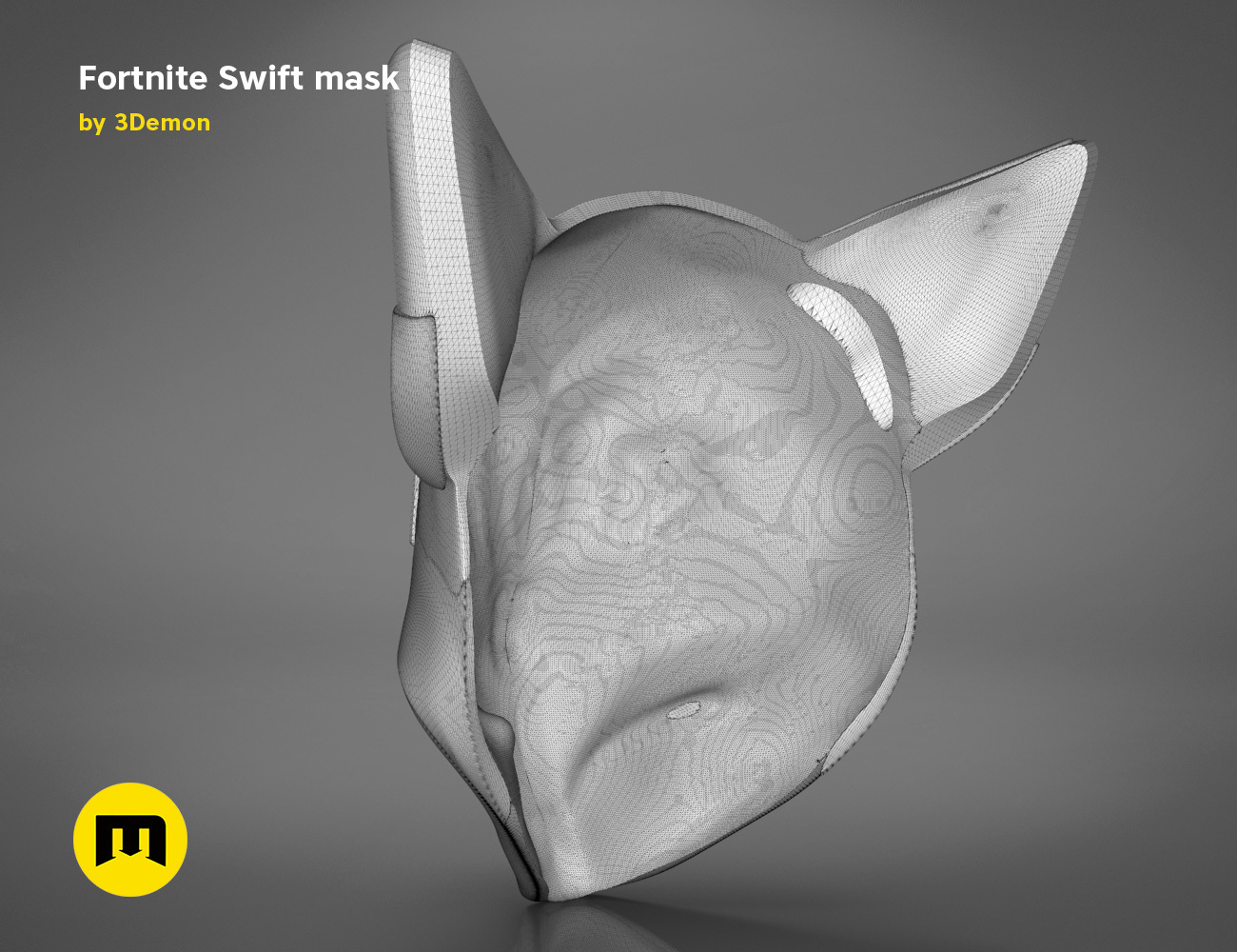 STL-Datei Fortnite Swift Maske 🆒・3D-Druck-Idee zum Herunterladen・Cults