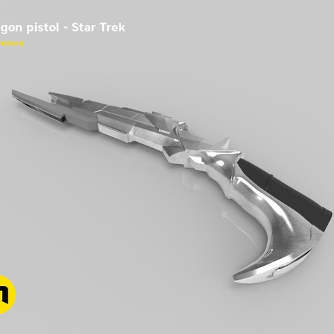 Download STL file Klingon pistol – Star Trek • Template to 3D print ・ Cults