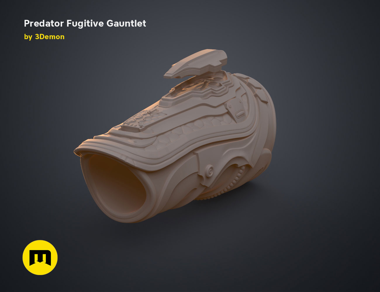STL file Predator Fugitive Gauntlet 👽・3D printer design to download・Cults