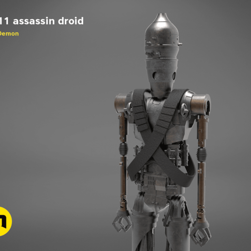 Download 3D printing models Assassin droid IG-11 - Mandalorian Star ...