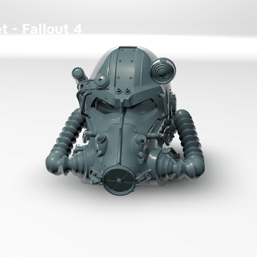 Download 3D printing designs T60 helmet - Fallout 4 ・ Cults