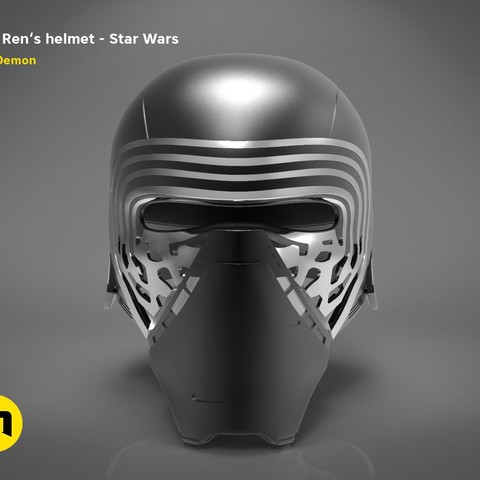 Download STL file KyloRen's helmet - Star Wars ・ Cults