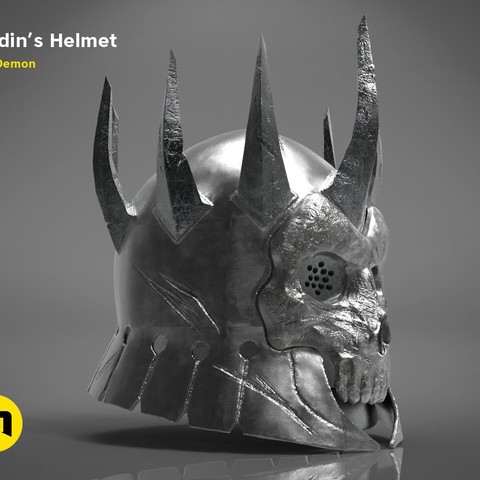 Download STL file Eredin’s helmet - The Witcher Wild Hunt • 3D printing ...