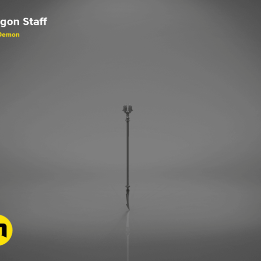Download STL file Dragon Staff • 3D print object ・ Cults
