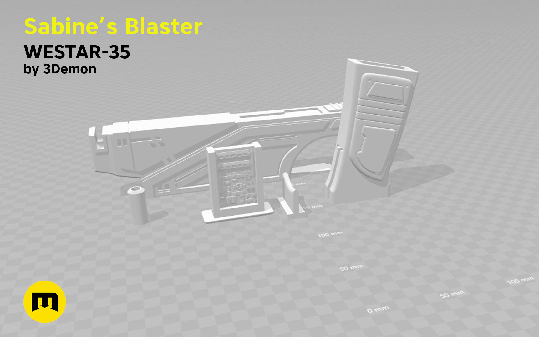 3D file Both Sabine Wren Blasters WESTAR-35 ⭐・3D print design to download・Cults