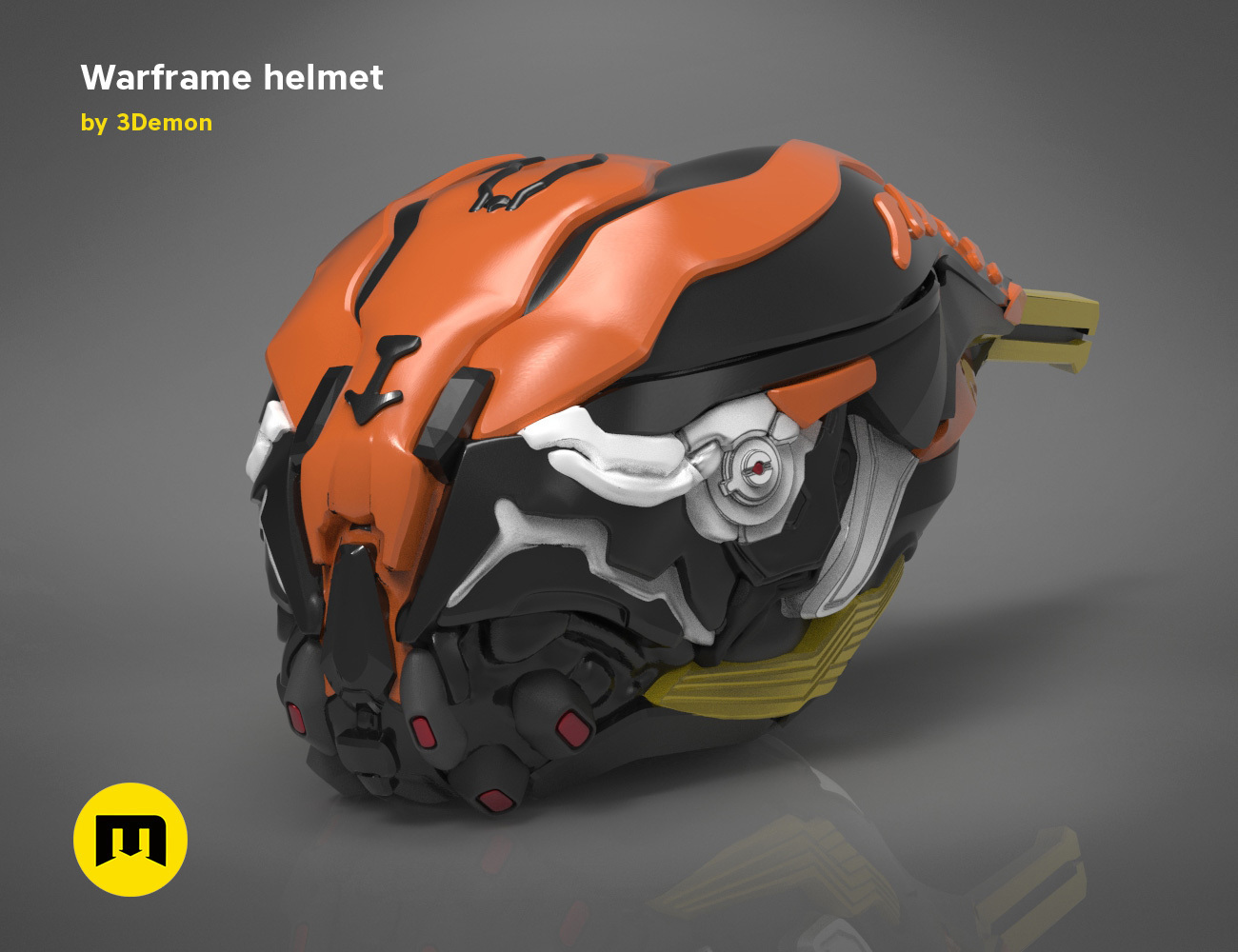 3D file Warframe helmet 🪖・Model to download and 3D print・Cults