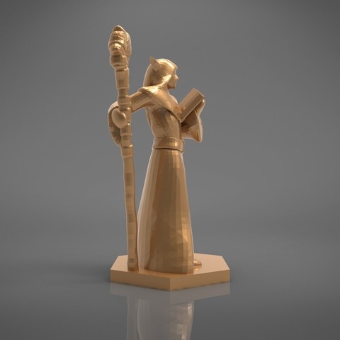 Download STL file ELF MAGE CHARACTER GAME FIGURES 3D print model ...