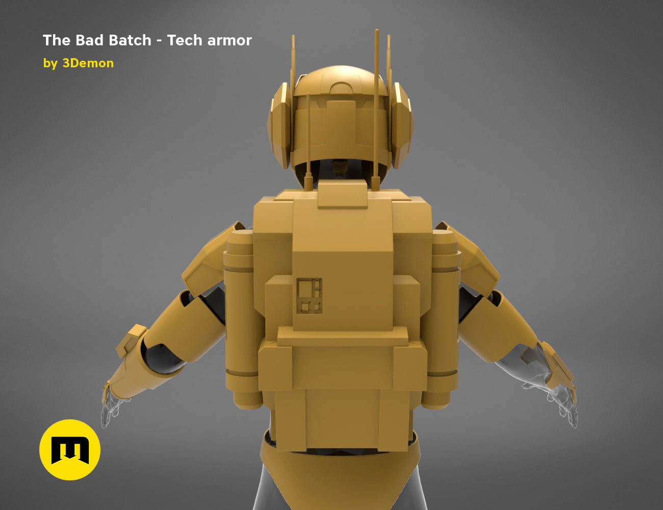 OBJ file The Bad Batch Tech armor 🎬・Model to download and 3D print・Cults