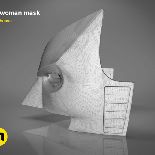 Download 3D printer templates Batwoman mask ・ Cults