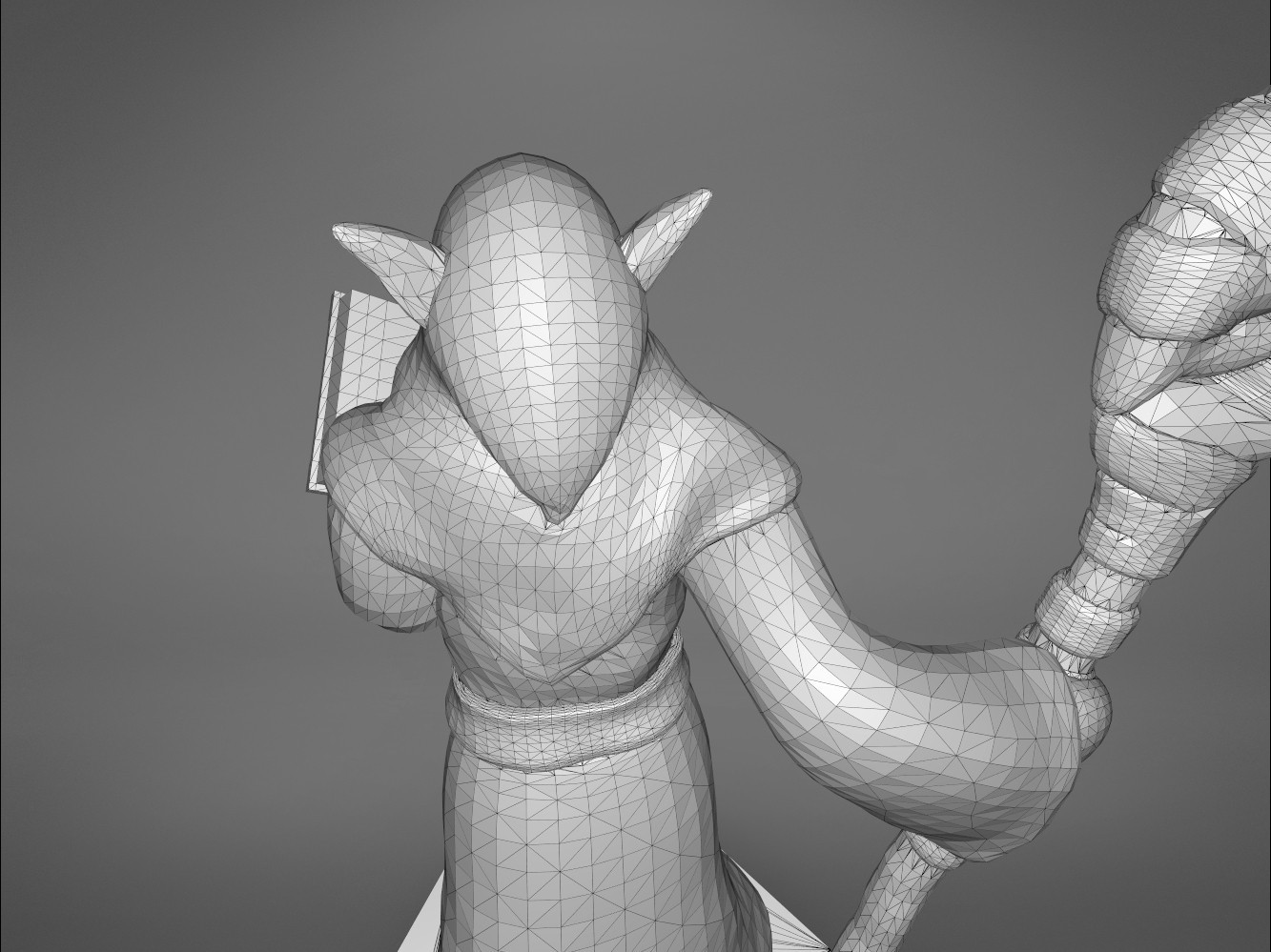 Download STL file ELF MAGE CHARACTER GAME FIGURES 3D print model ...