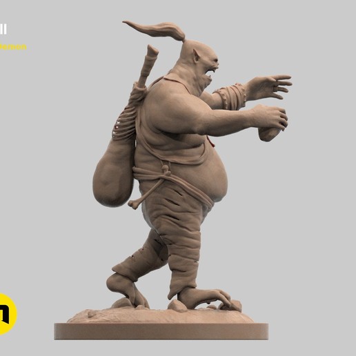 Download STL file Troll Figure ・ Cults