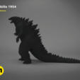 Download free OBJ file Godzilla 1954 figure and bottle opener • 3D ...