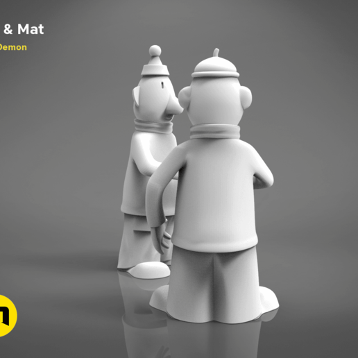 Download 3D model Pat & Mat Figures ・ Cults