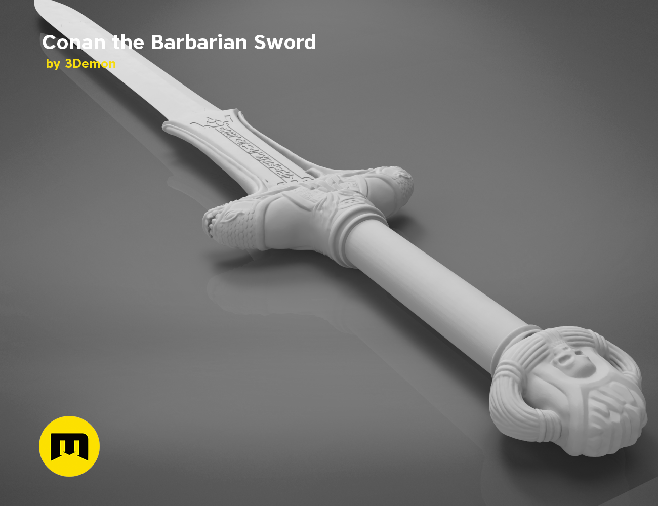 3D file Conan the Barbarian Sword・3D printer design to download・Cults