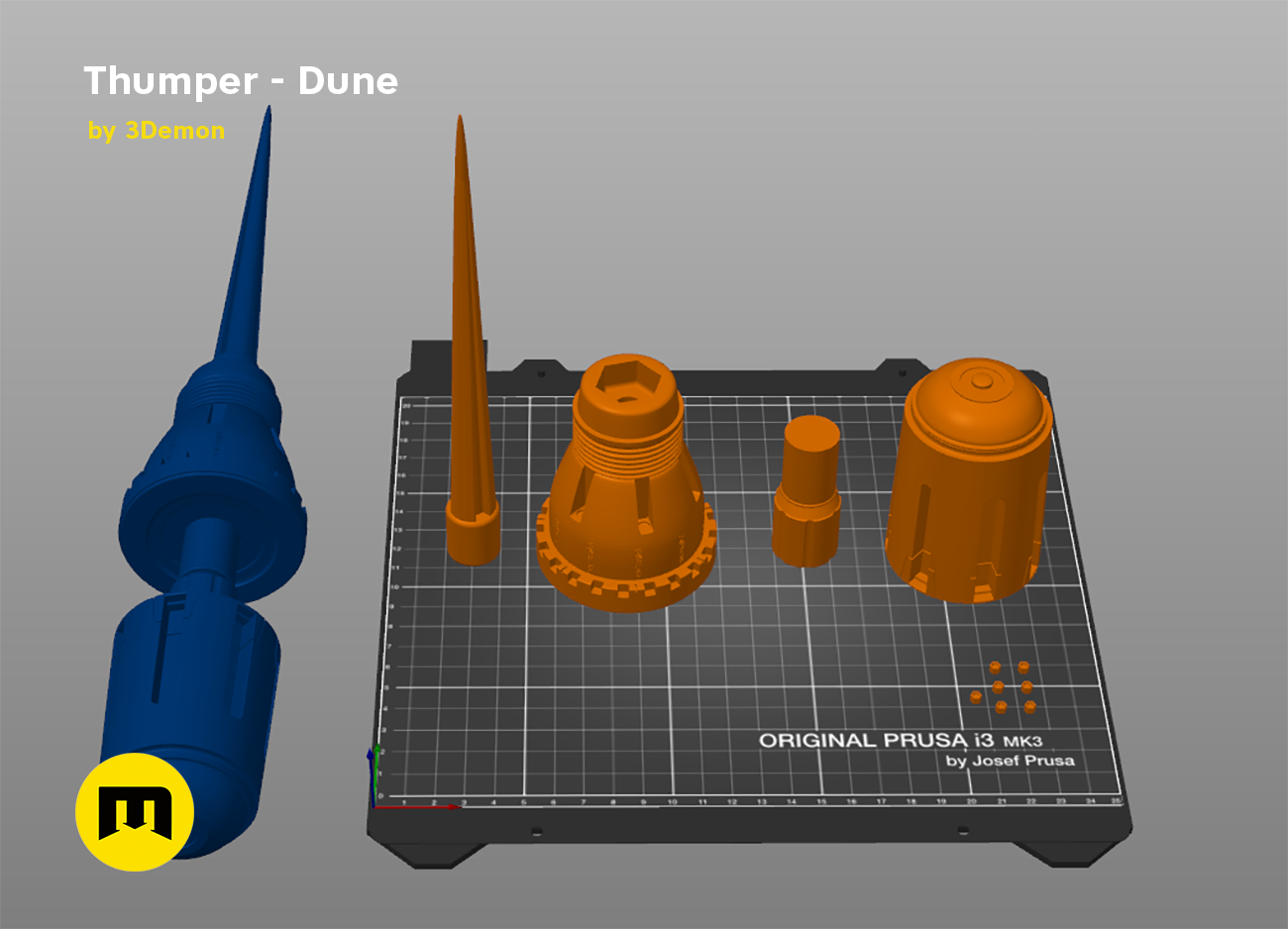 3D file Thumper - Dune 🔫・Template to download and 3D print・Cults