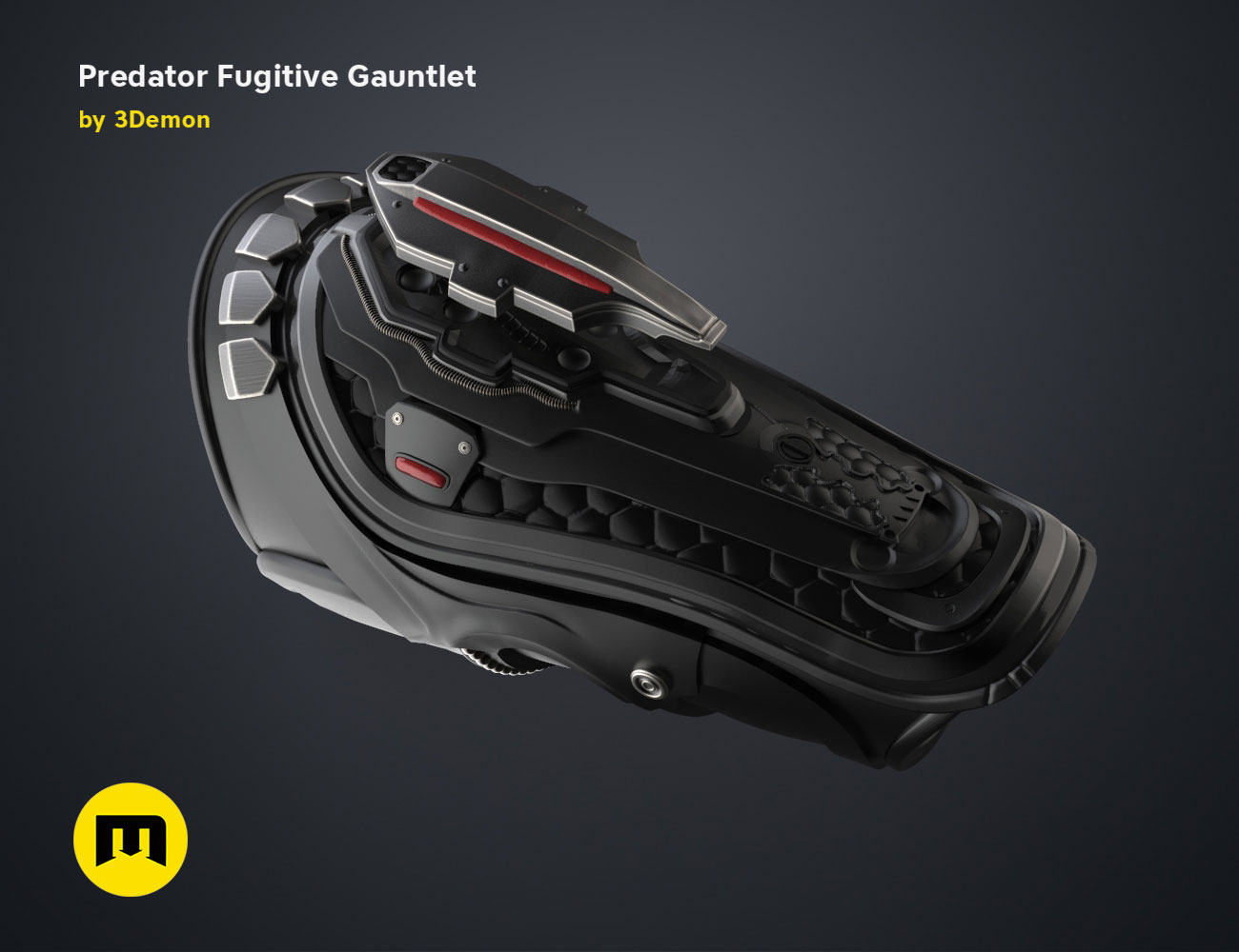 STL file Predator Fugitive Gauntlet 👽・3D printer design to download・Cults