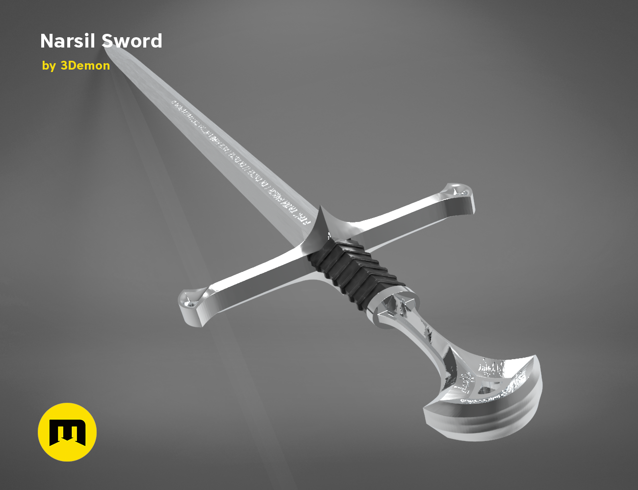 Archivo 3D gratis Espada Narsil 👾・Plan de impresión en 3D para descargar・Cults