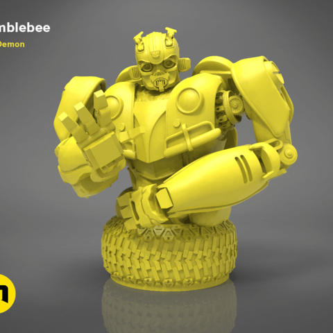 Download STL file Bumblebee bust ・ Cults