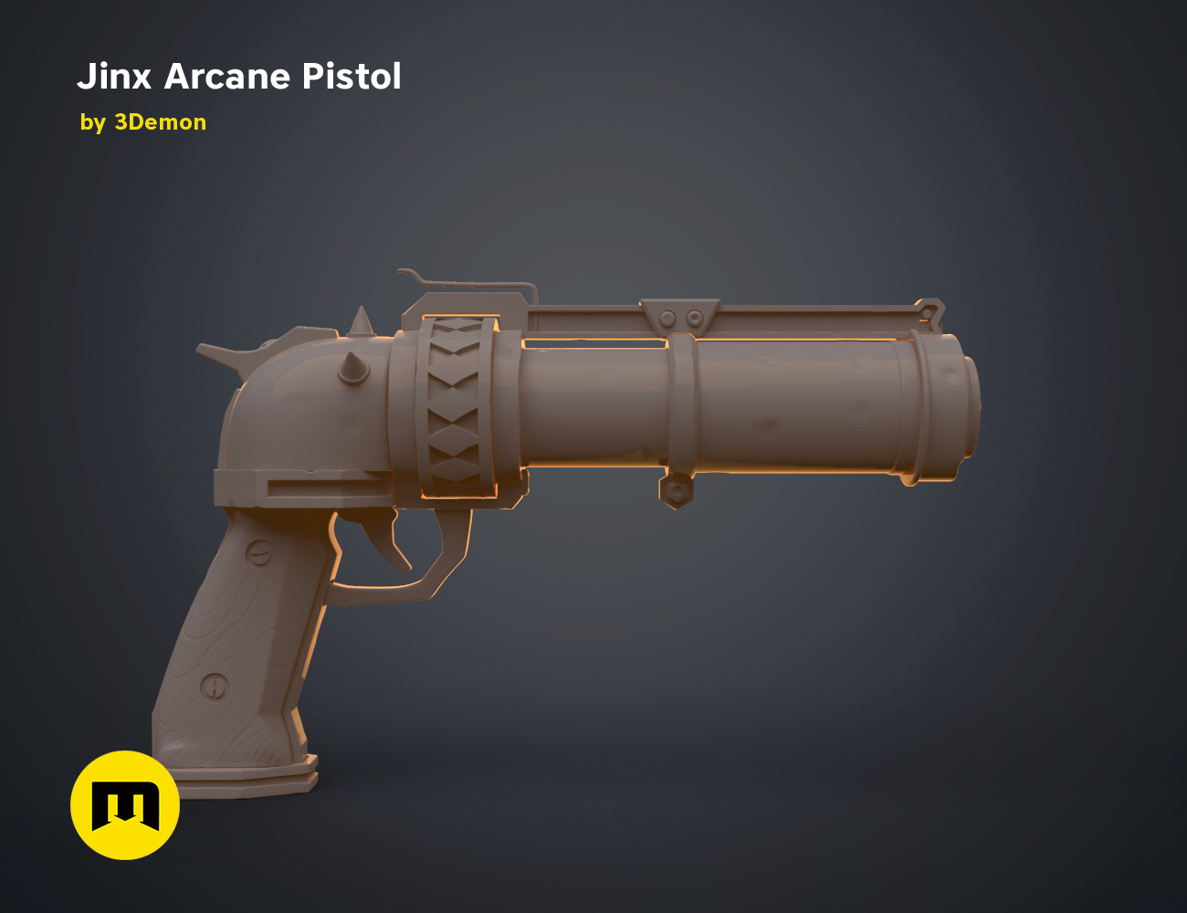 3D file Jinx Arcane Pistol・3D printable model to download・Cults