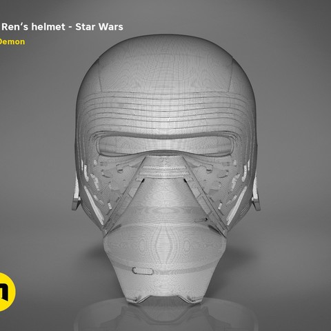 Download STL file KyloRen's helmet - Star Wars ・ Cults