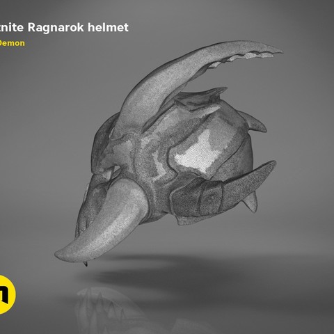 Download OBJ file Ragnarok Fortnite helmet • 3D printing design ・ Cults