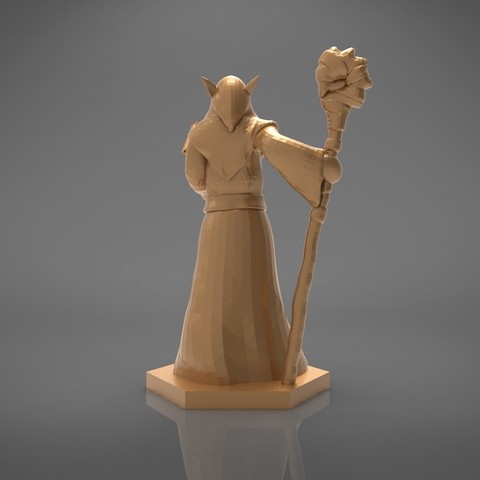 Download STL file ELF MAGE CHARACTER GAME FIGURES 3D print model ...