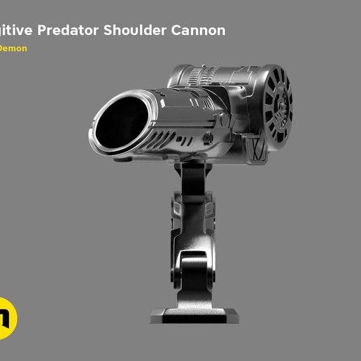 Download OBJ file Predator Plasma Cannon • 3D printable design ・ Cults