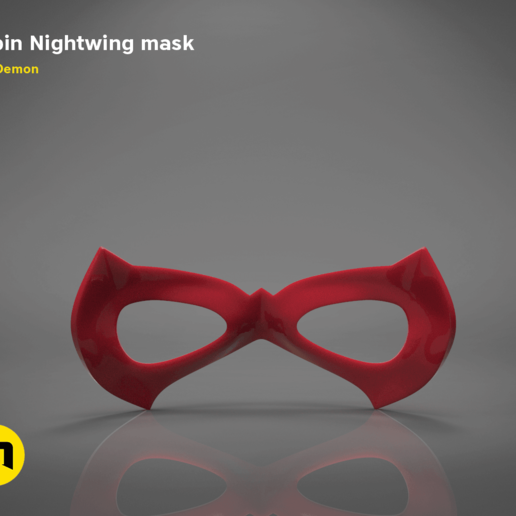 Download 3D printer designs Robin Nightwing mask ・ Cults