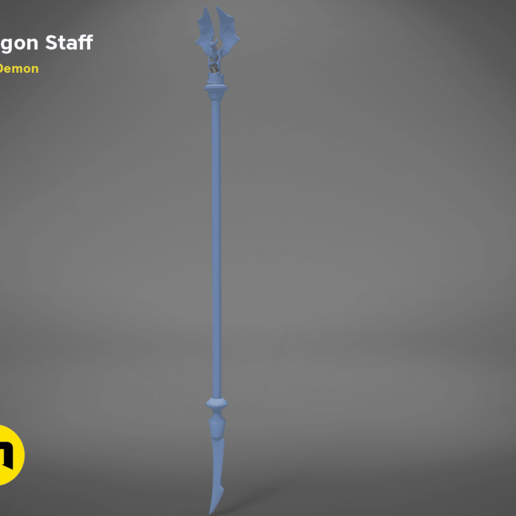 Download STL file Dragon Staff • 3D print object ・ Cults