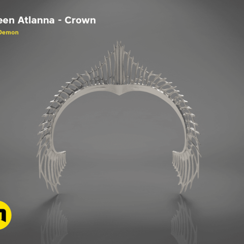 Download 3D printing templates Atlanna Crown ・ Cults