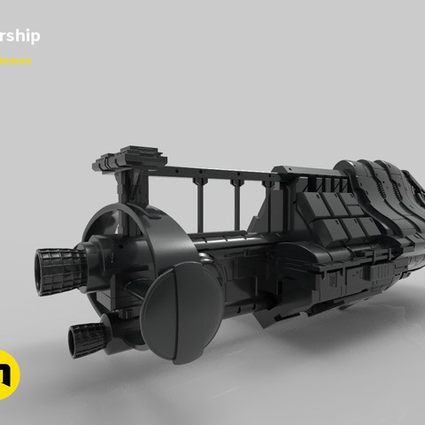 Download 3D print files Fantasy Spaceship ・ Cults