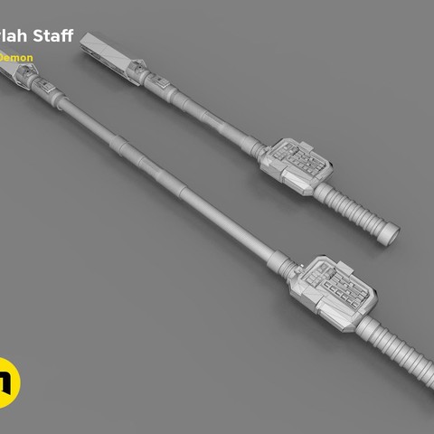 Download 3D printer model Jaylah – Extendable Staff ・ Cults