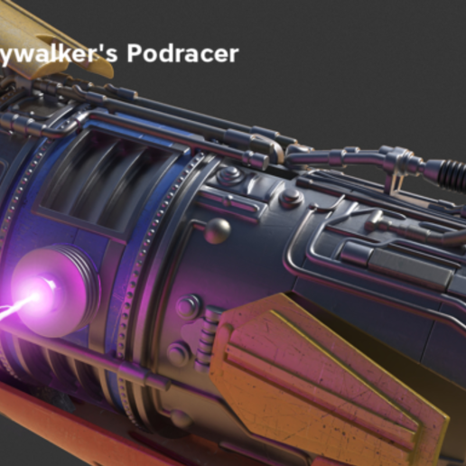 Download STL file Anakin Skywalker's Podracer • 3D print design ・ Cults