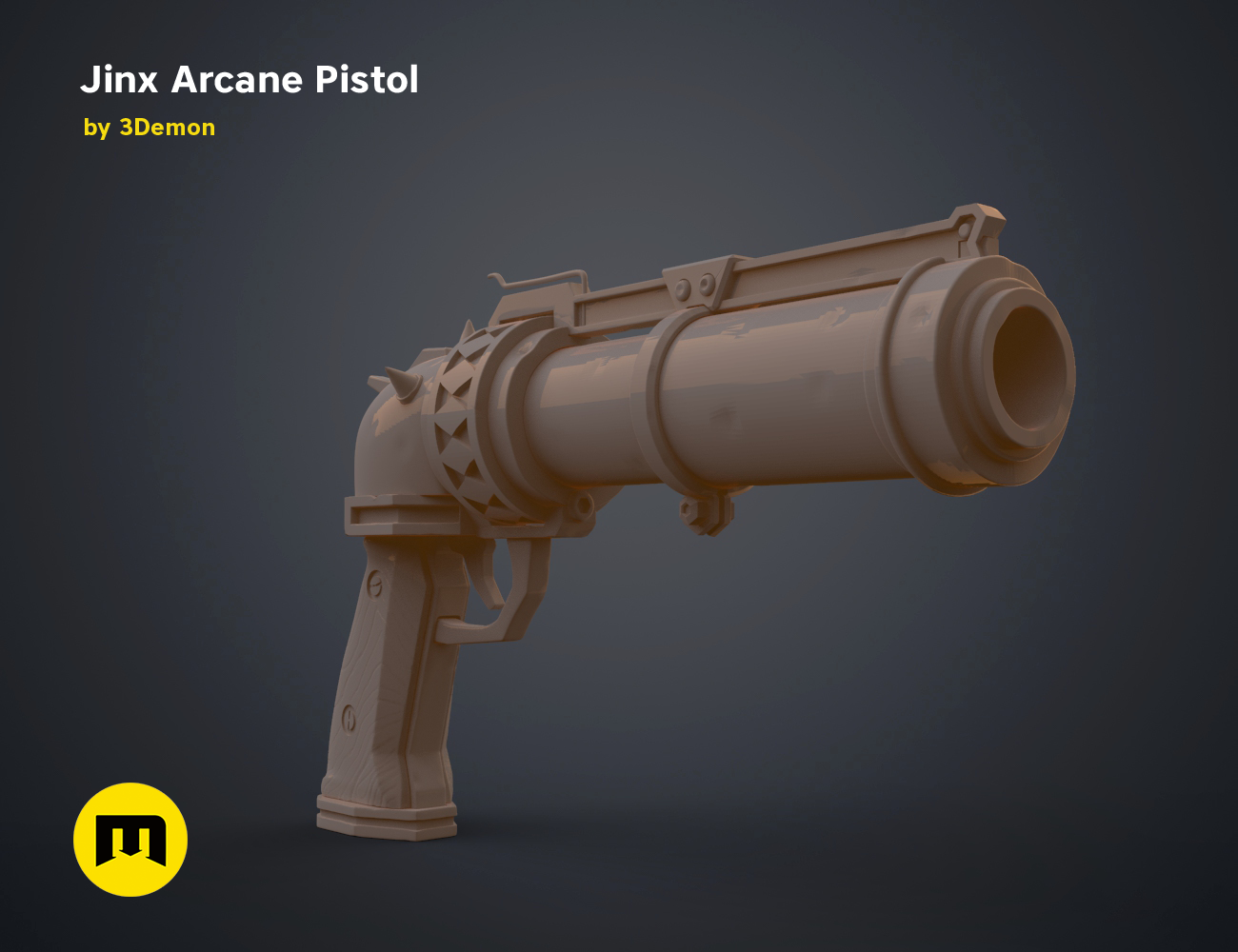 3D file Jinx Arcane Pistol・3D printable model to download・Cults