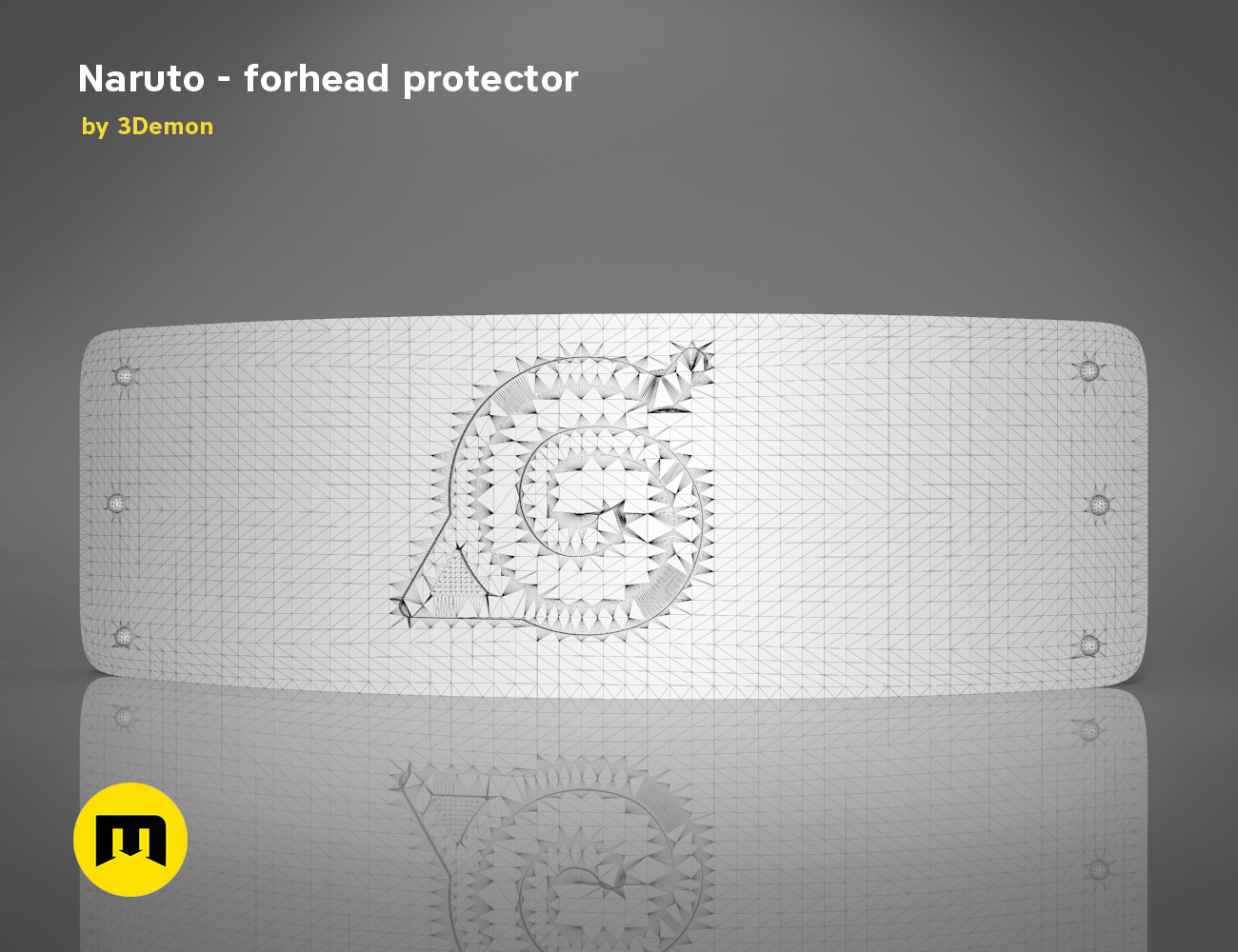 Download OBJ file Naruto Forehead protector • Design to 3D print ・ Cults
