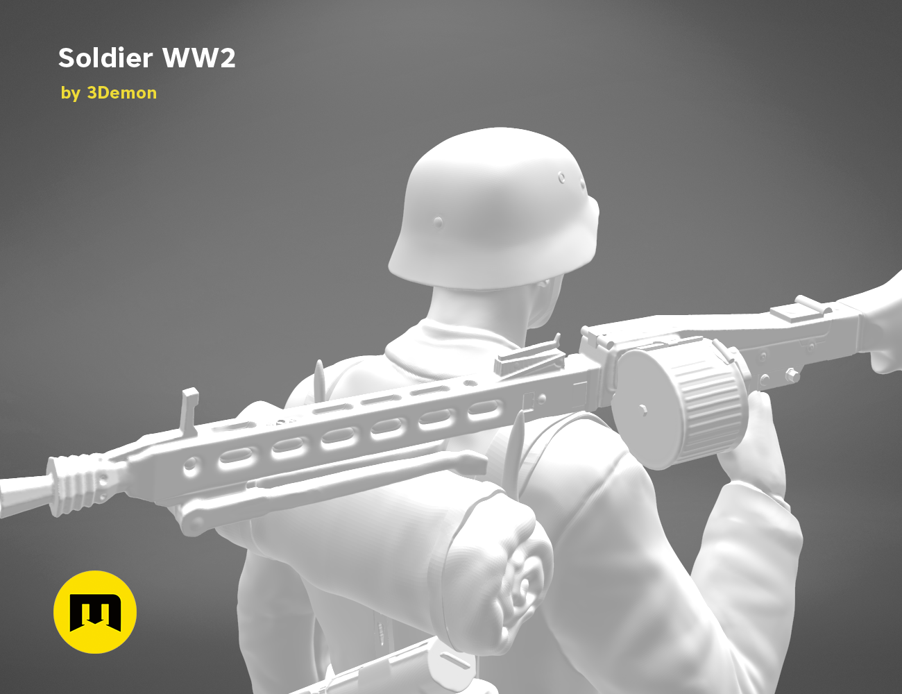 STL file Soldier of World War 2 – FIGURE 3D MODEL 🫡・3D printing design ...