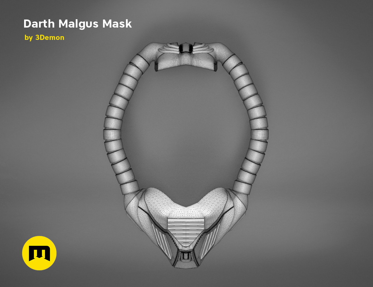 3D file Darth Malgus mask - Star Wars ⭐・Model to download and 3D print ...