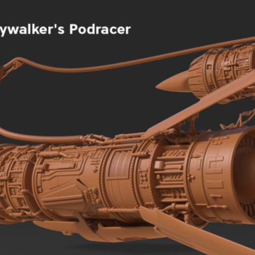 Download STL file Anakin Skywalker's Podracer • 3D print design ・ Cults