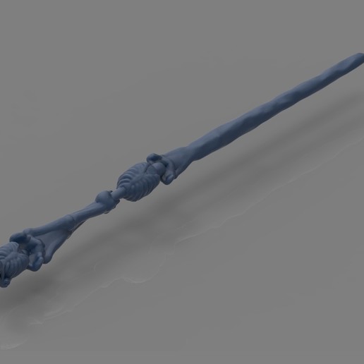 Download 3D model Death Eater Skeleton Wand ・ Cults