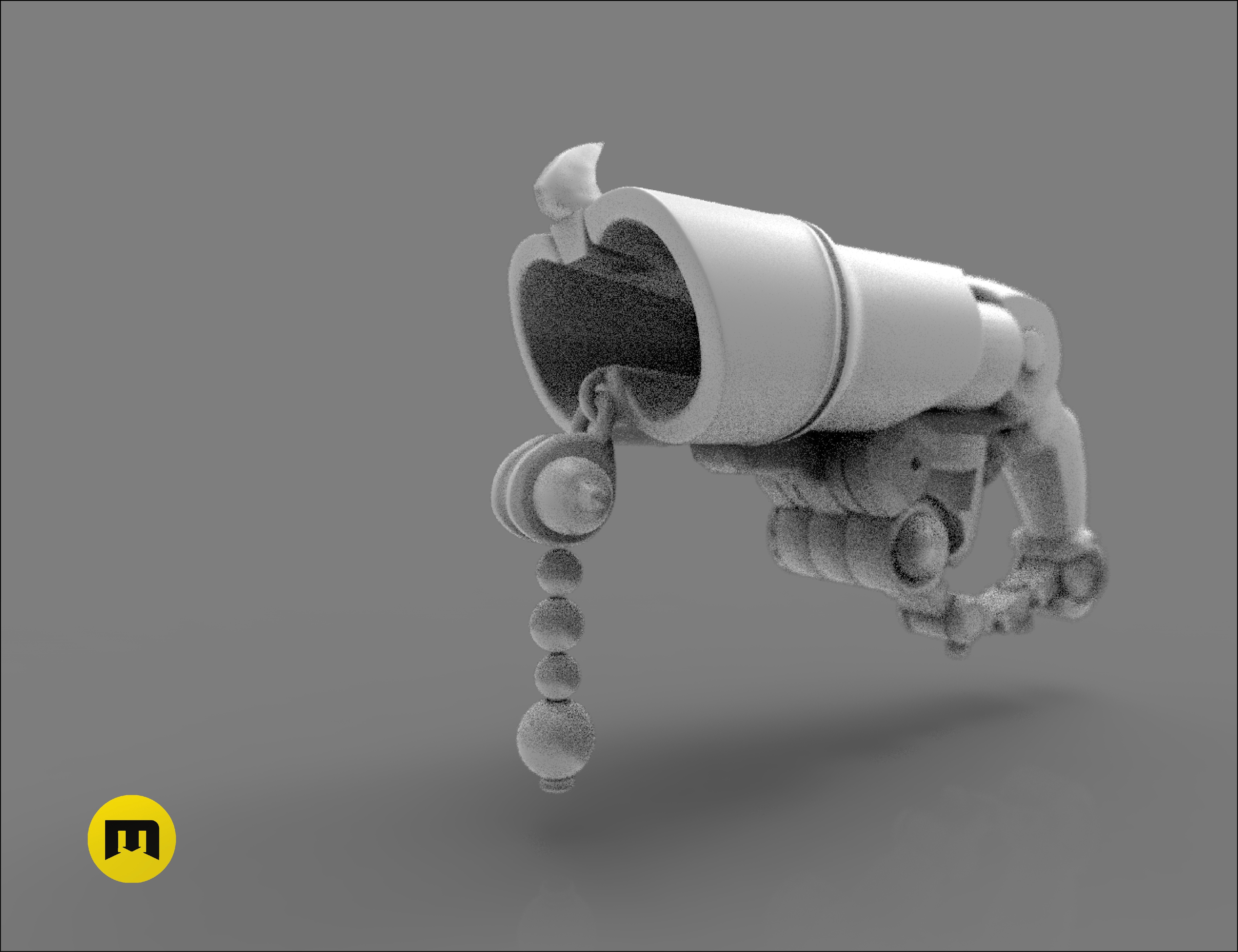Download STL file Overwatch Roadhog Gun Bajie • Model to 3D print ・ Cults