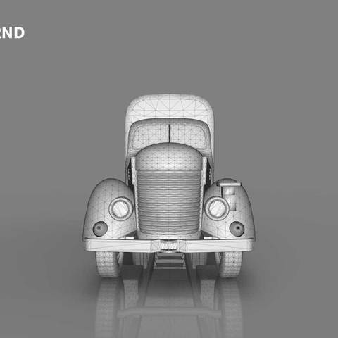 Download OBJ file Praga RND 1950 truck • 3D print object ・ Cults