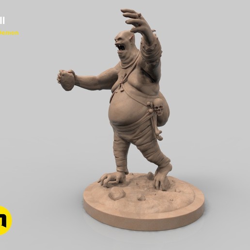 Download STL file Troll Figure ・ Cults