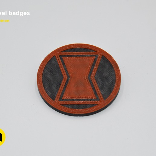 Descargar archivo STL Insignias Marvel Impresión simple de color • Plan ...