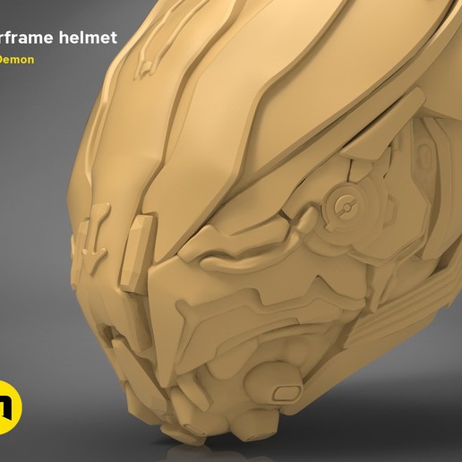 Download 3D printing files Warframe helmet ・ Cults