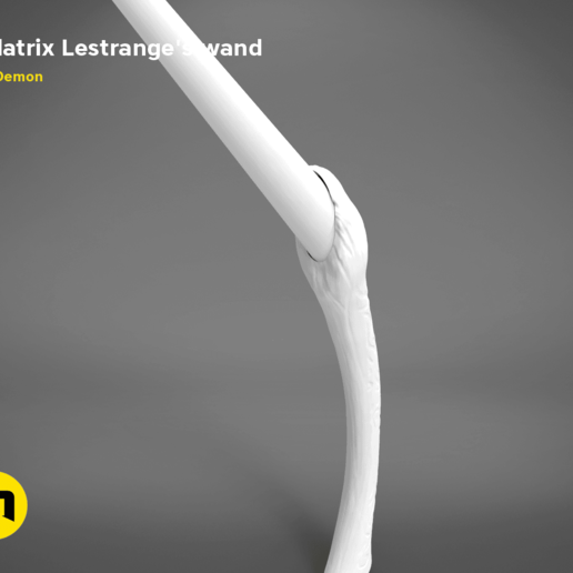Download STL file Bellatrix Lestrange’s Wand • 3D printable design ・ Cults